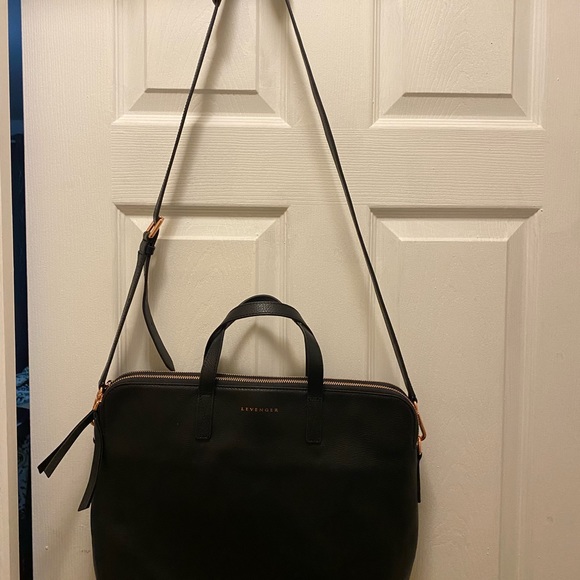 Levenger | Bags | Levenger Leather Lab Top Bag | Poshmark